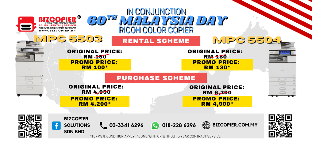Promotions! Get a Quote Today | Ricoh Copier Rental in Klang